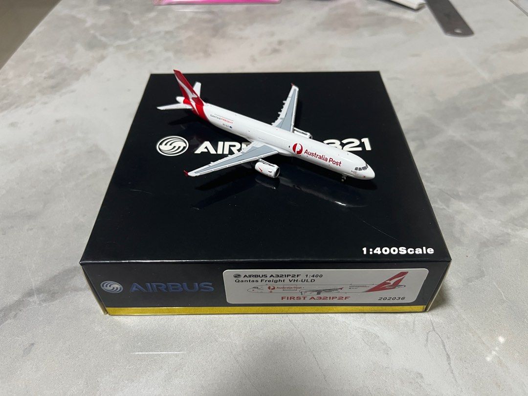 Qantas Freight Airbus A321P2F 1:400 Scale Model, Hobbies & Toys ...