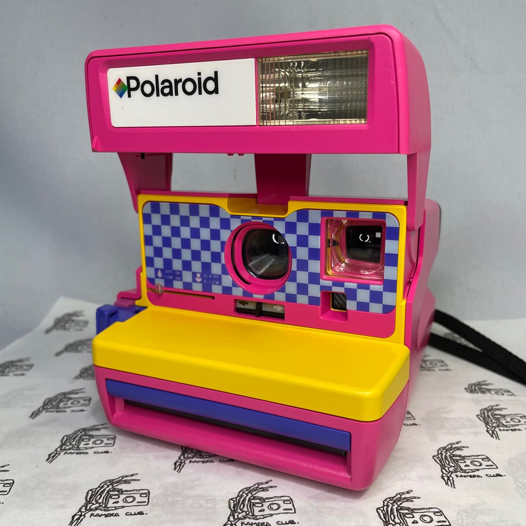 Rare Pink Polaroid Closeup Instant Camera Film Camera on Carousell