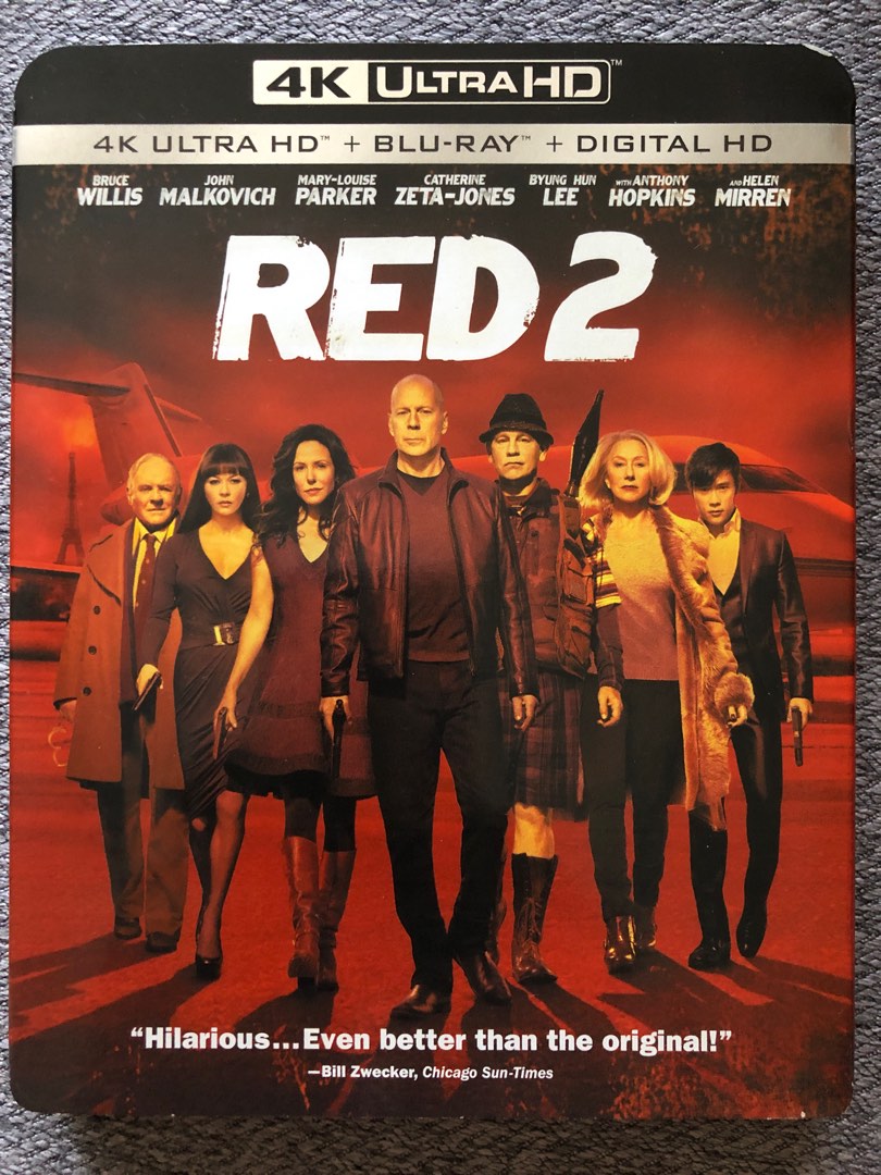 RED 2 4K UHD BLU RAY WITH SLIPCASE, Hobbies & Toys, Music & Media, CDs ...