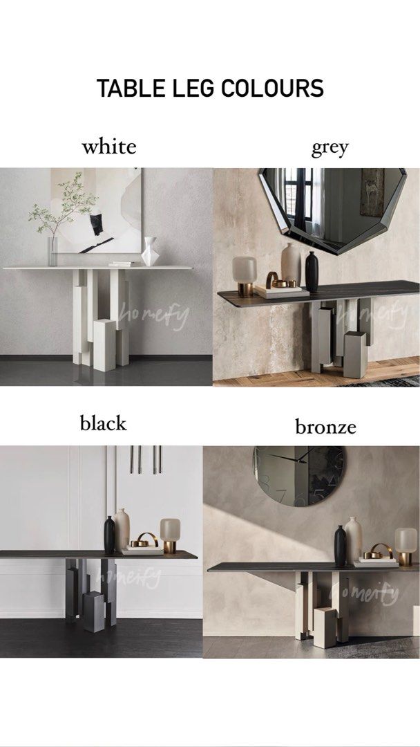 REDY Modern Classy Console Table, Furniture & Home Living, Furniture ...