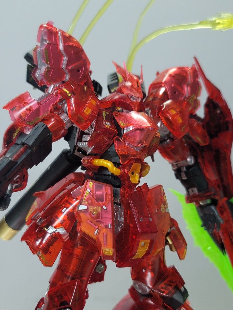 rg sazabi 沙煞比 clear color gundam bandai 齊件 有說明書 已砌 完成品 gundam 高達 高達模型 ...