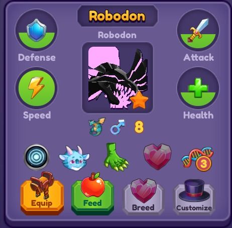 [Roblox - Dragon Adventures] Robodon (LEG C, 3MUT), Video Gaming ...