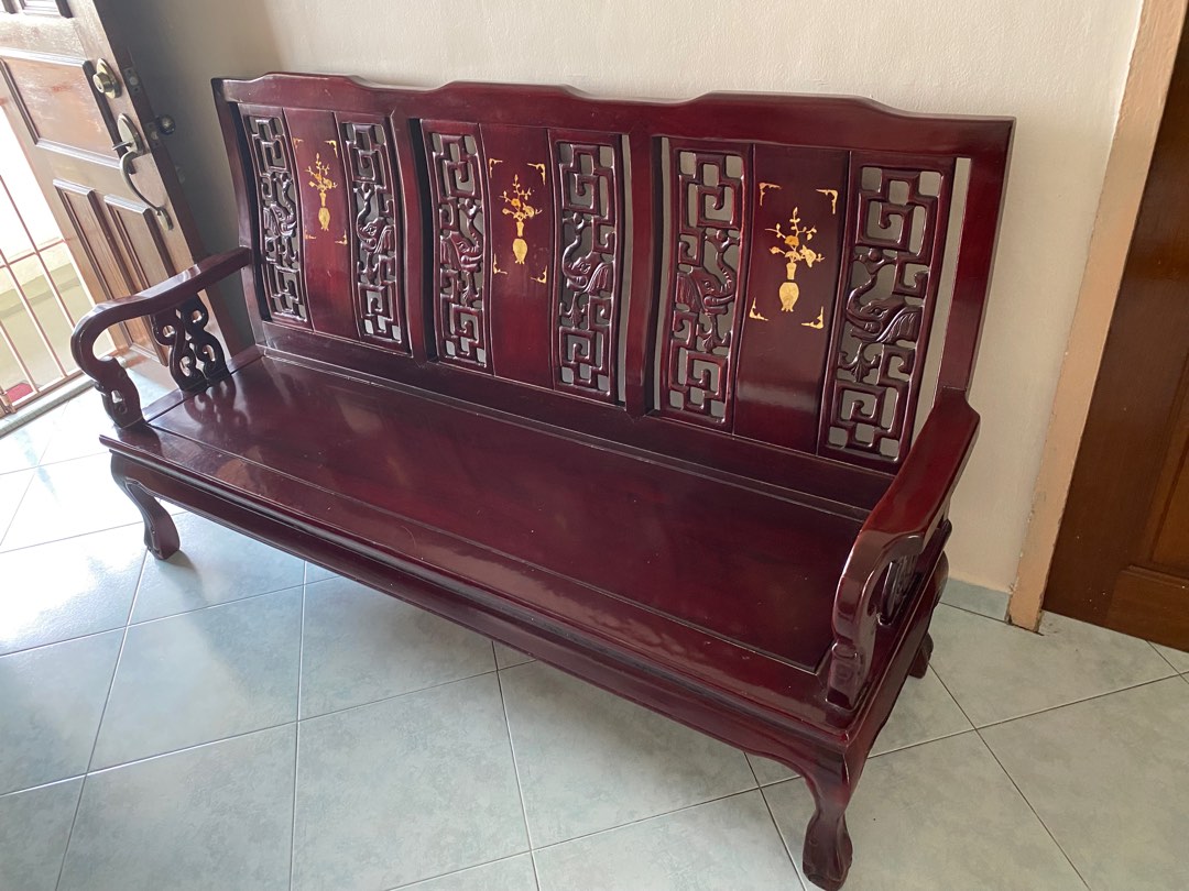 Traditional Chinese Rosewood, with mother of Pearl inlay, Furniture ...