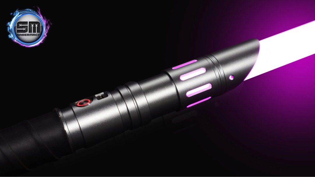 SaberMach Guardian (leather wrap) Lightsaber, Hobbies & Toys, Toys ...