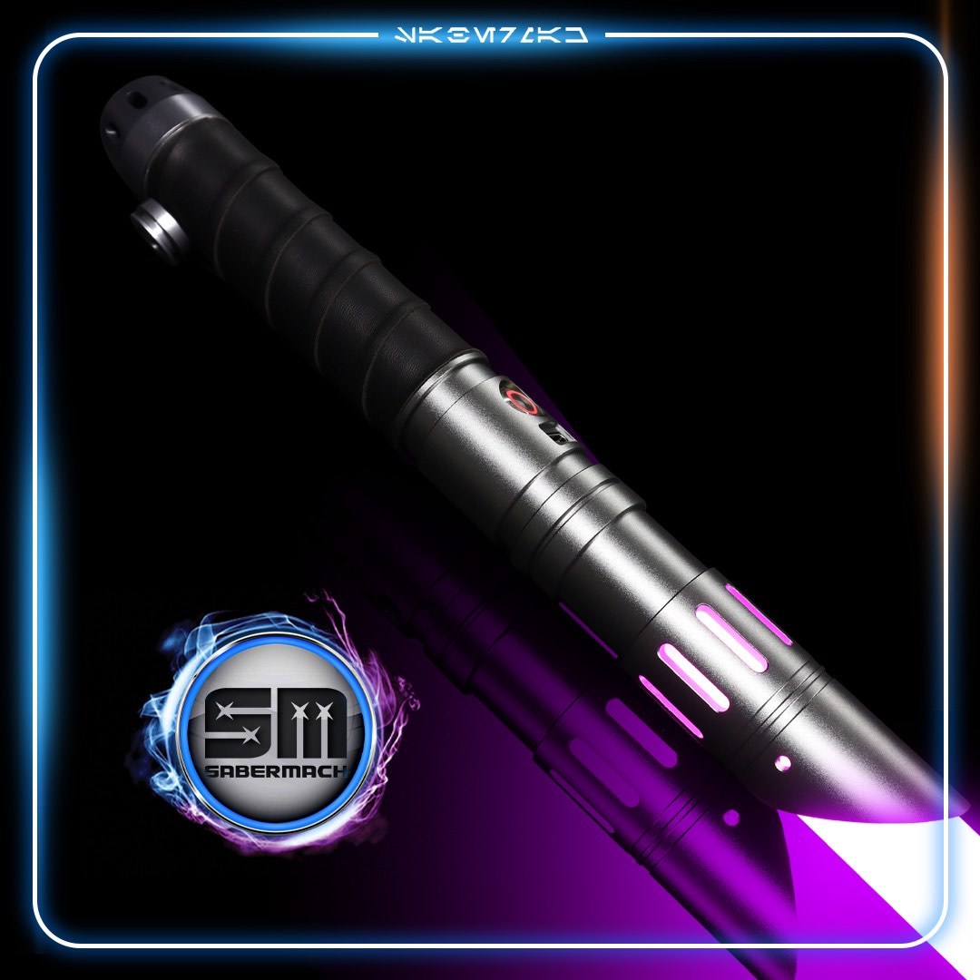 SaberMach Guardian (leather wrap) Lightsaber, Hobbies & Toys, Toys ...