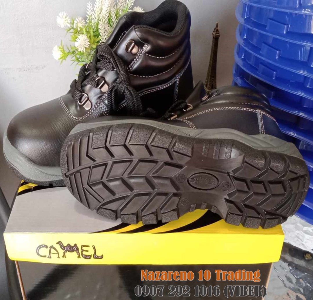 Safety shoes 214 CAMEL highcut on Carousell