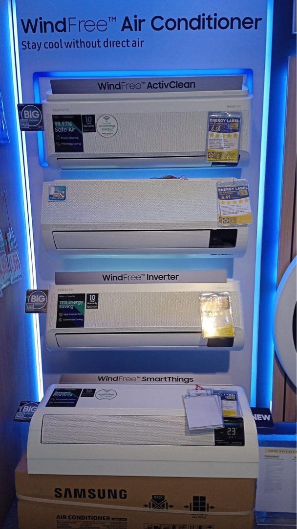 SAMSUNG SPLIT TYPE INVERTER AIRCON, TV & Home Appliances, Air ...