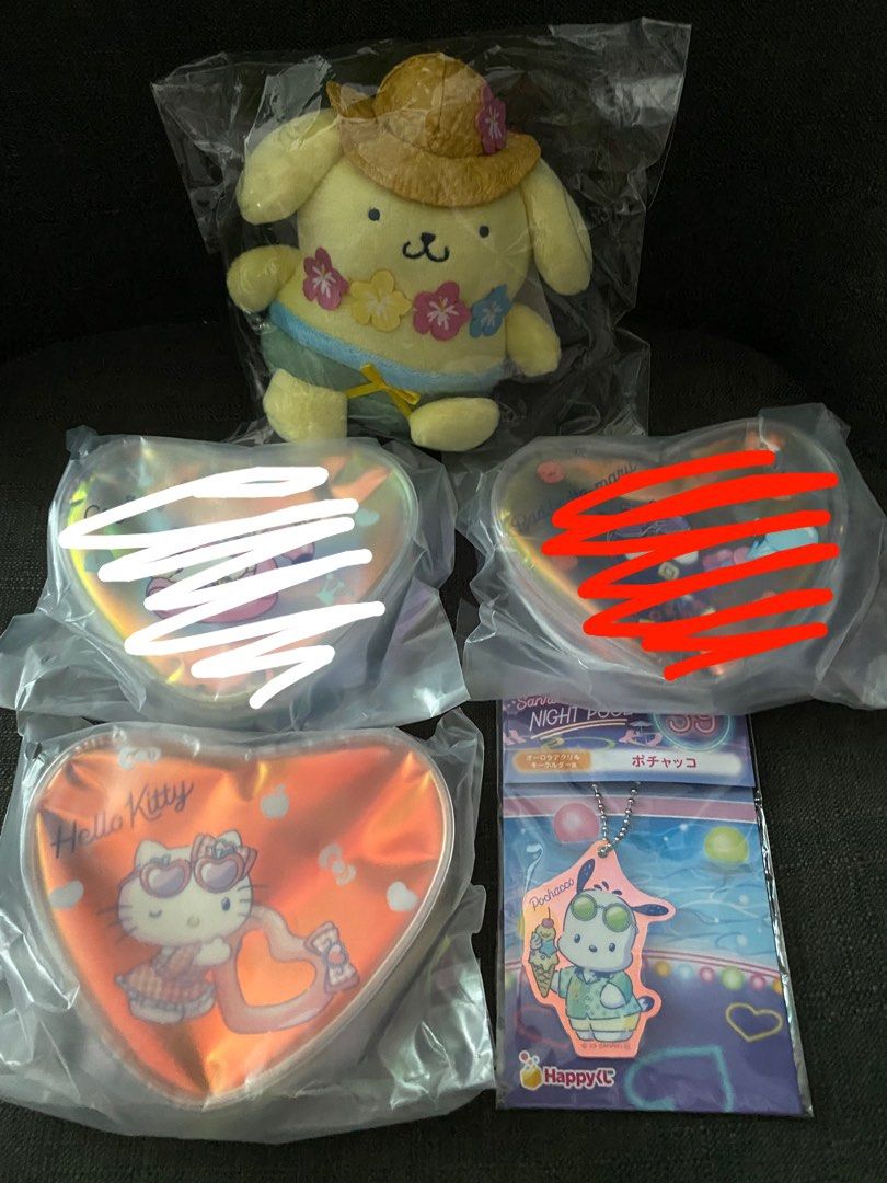 Sanrio happy kuji night pool, Hobbies & Toys, Memorabilia ...