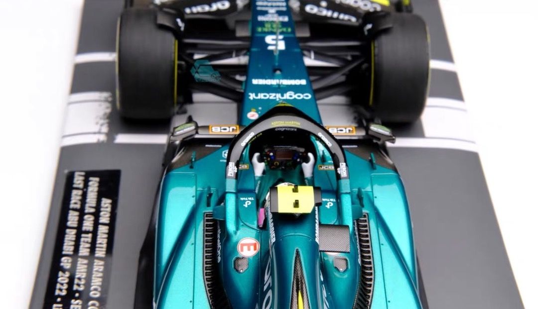 Sebastian Vettel 2022 Abu Dhabi GP "Last Race" Aston Martin Aramco 1 ...