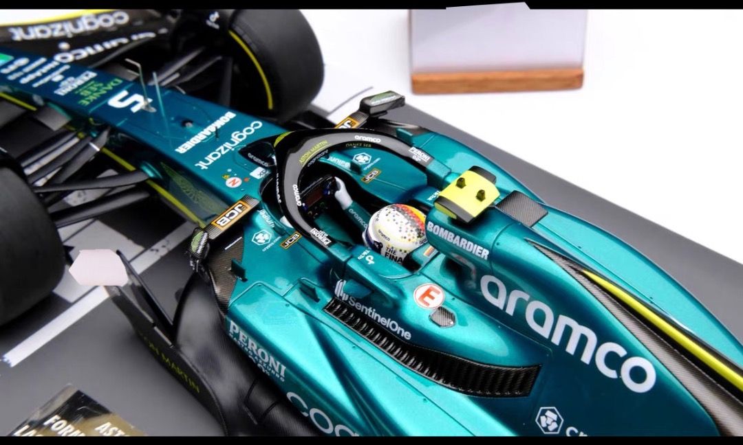 Sebastian Vettel 2022 Abu Dhabi GP "Last Race" Aston Martin Aramco 1 ...