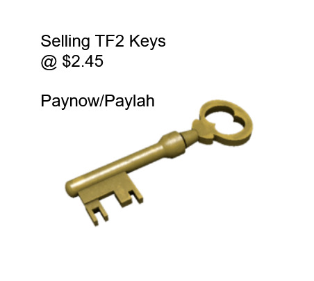 Selling TF2 Keys @ $2.45, Video Gaming, Gaming Accessories, In-Game ...