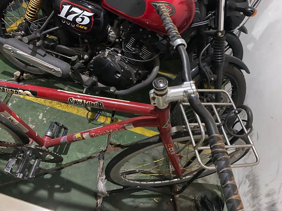 Sepeda Fixie Merah Commuter Bike, Olah Raga, Sepeda di Carousell