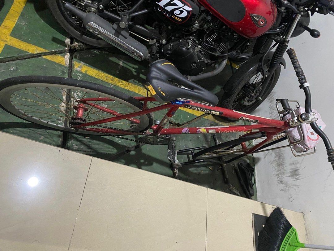 Sepeda Fixie Merah Commuter Bike, Olah Raga, Sepeda di Carousell