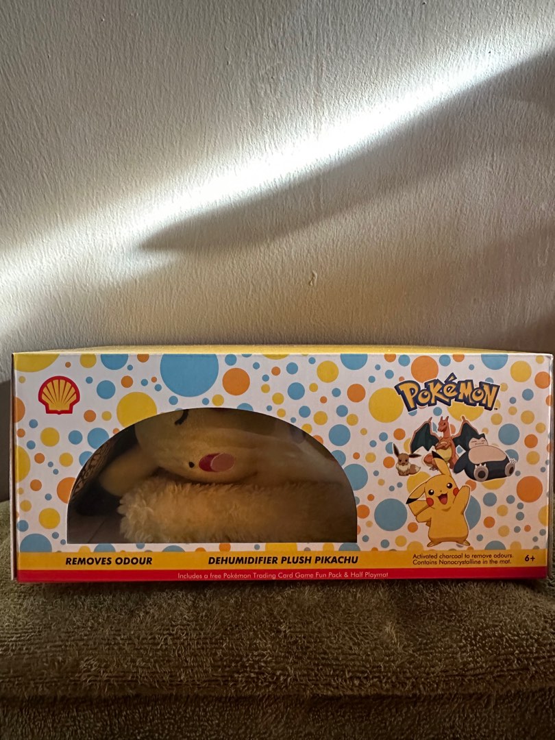 SHELL Pokémon Pikachu Dehumidifier Plush, Hobbies & Toys, Toys & Games ...