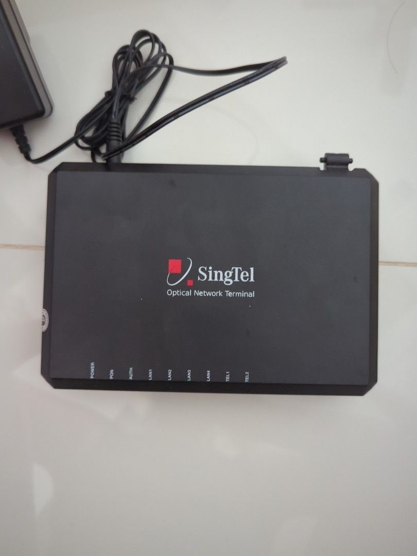 Singtel optical network router, Computers & Tech, Parts & Accessories ...