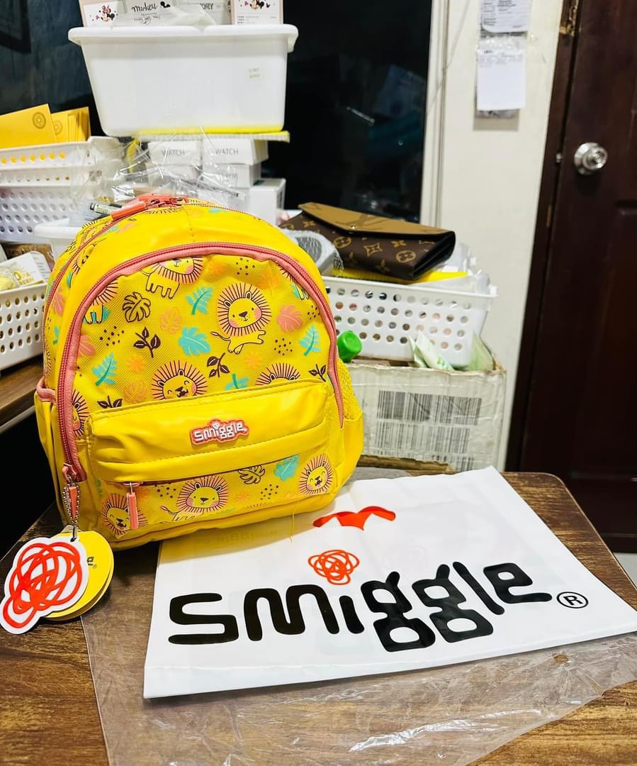 Smiggle lion school bagpack for kinder boy/girls on Carousell