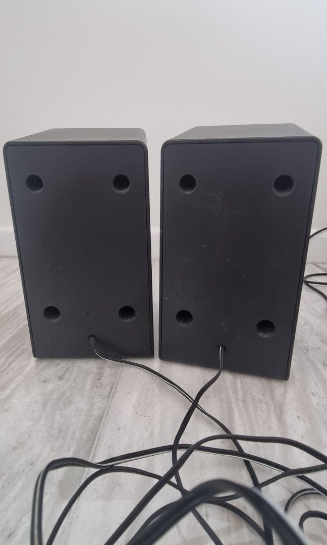 Sony computer speaker + woofer. Model SRS-D4, Audio, Soundbars ...