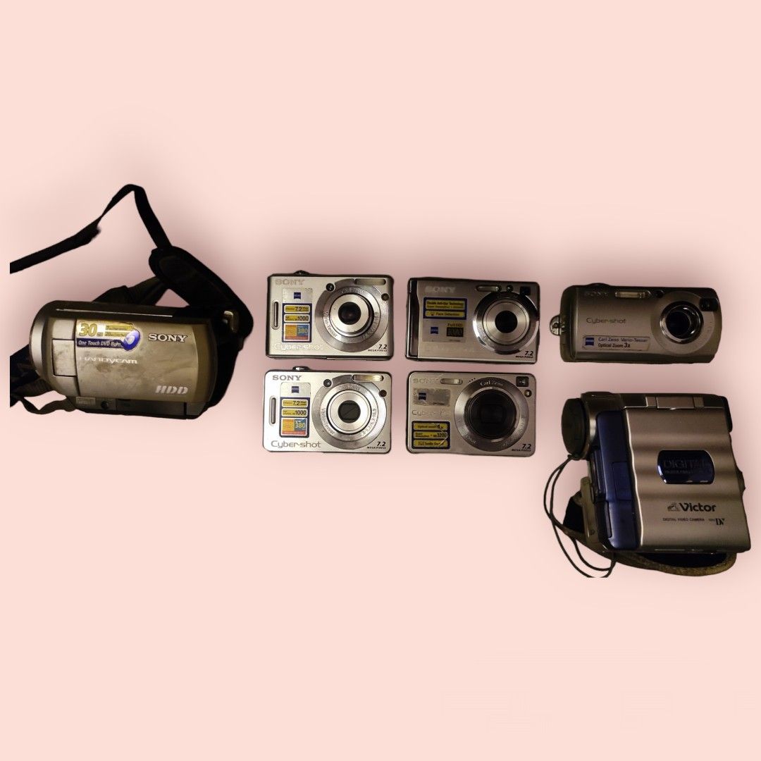 SONY DIGICAM, CAMCORDER and VICTOR MINI DV CAMCORDER, Photography ...
