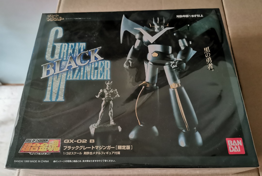 Soul of Chogokin GX0-02B Great Mazinger Black Version, Hobbies & Toys ...
