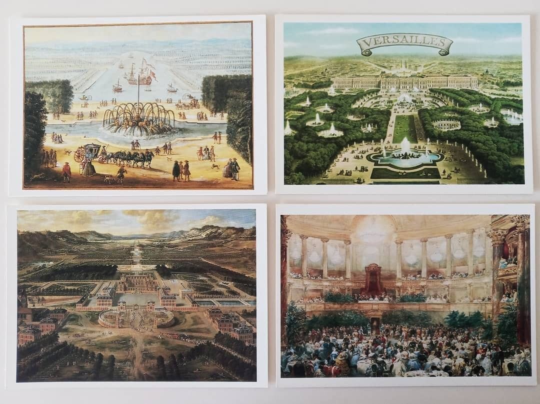 Souvenir Postcards from the Palace of Versailles, variant panoramic ...