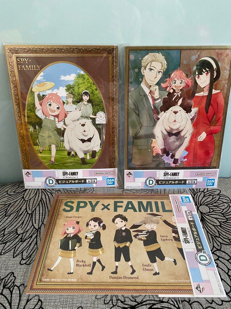 Spy x family ichiban kuji you made my day prize CDFGH, Hobbies & Toys ...
