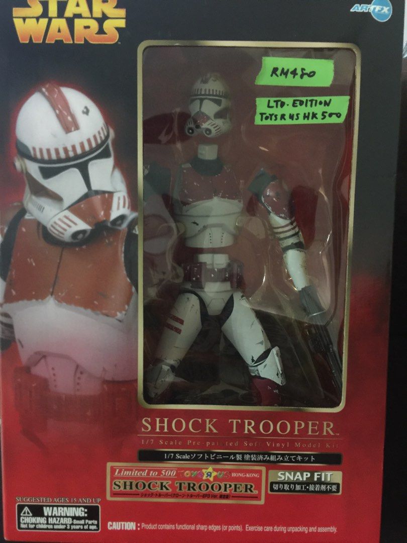 Star Wars Shock Trooper 1/7 Scale Limited Edition 1 out of 500, Hobbies ...