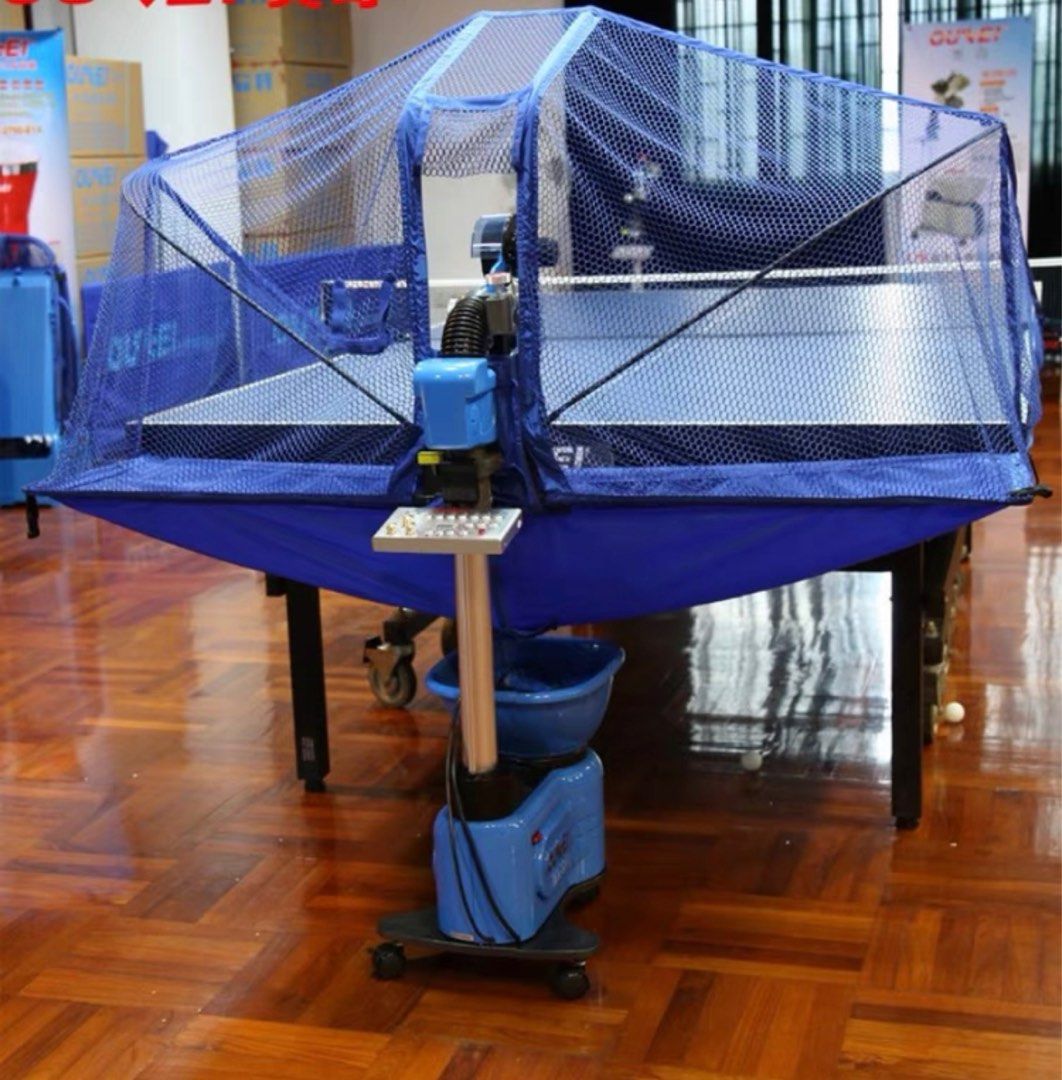 STIGA premium roller table and ball launcher, Sports Equipment, Other ...