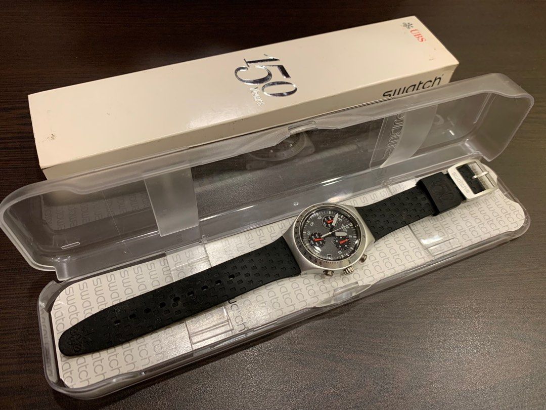 Swatch chronograph, UBS 150th anniversary, limited edition, Luxury ...