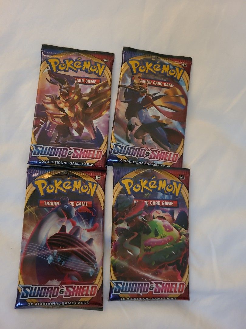Sword and Shield base set booster artwork, Hobbies & Toys, Memorabilia ...