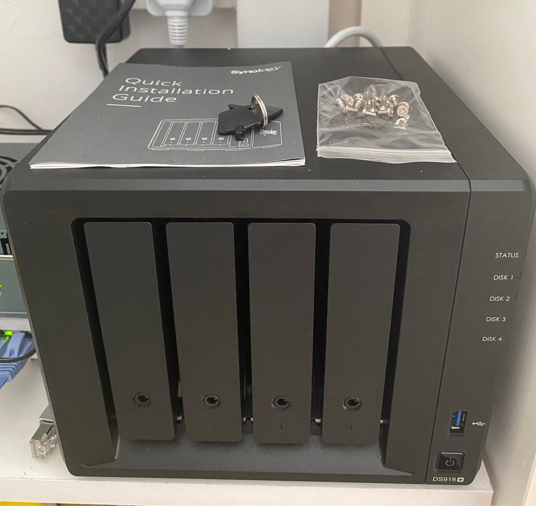 Synology DS918+ 4 Bay NAS (Network Attached Storage), Computers & Tech, Office & Business ...