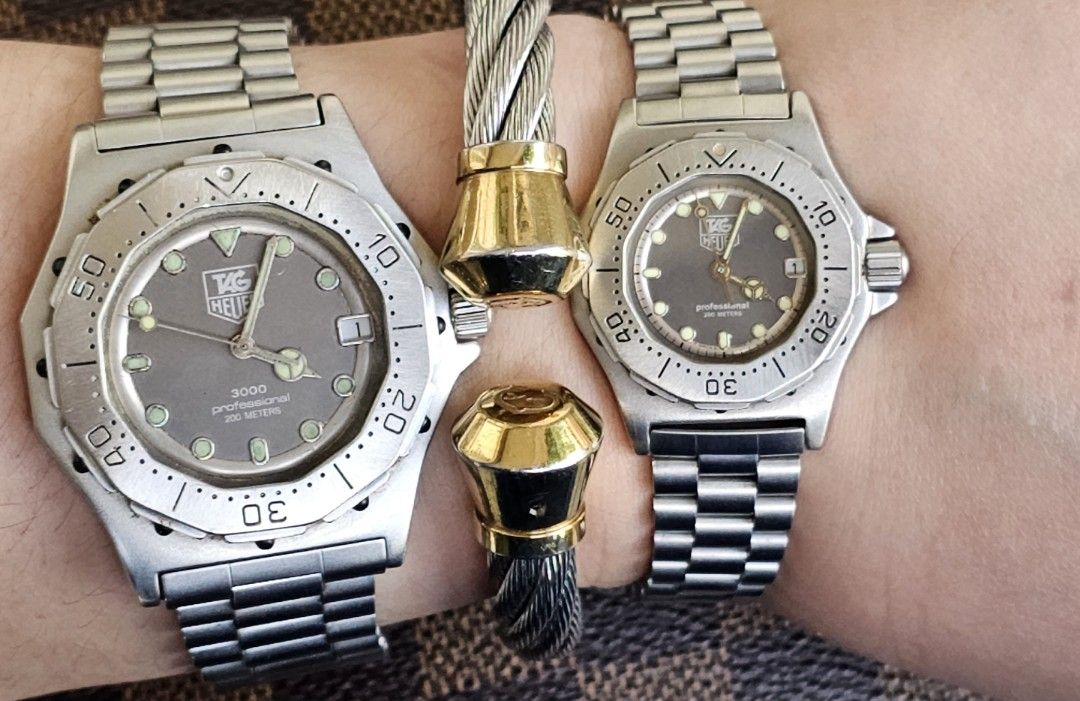 Tag Heuer His and Hers 3000 Series model, Luxury, Watches on Carousell
