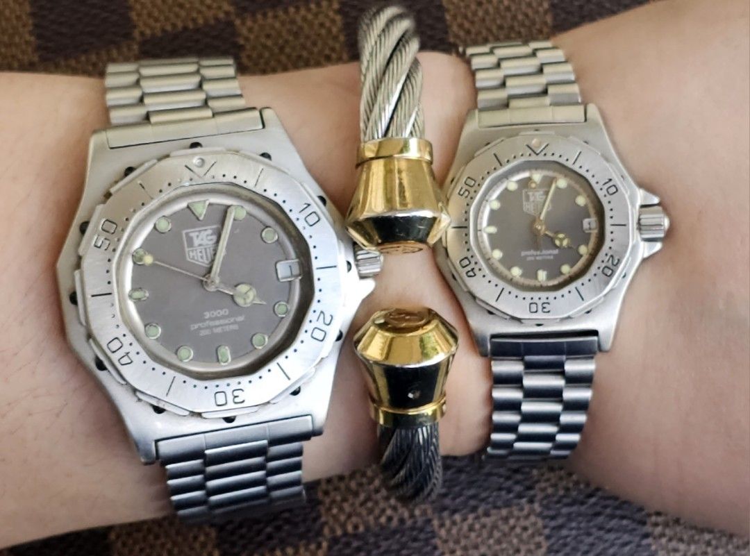 Tag Heuer His and Hers 3000 Series model, Luxury, Watches on Carousell