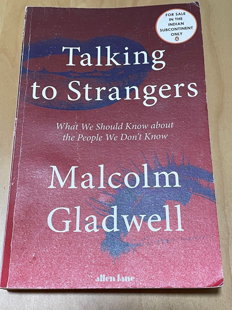 Talking to Strangers- Malcolm Gladwell, Hobbies & Toys, Books ...