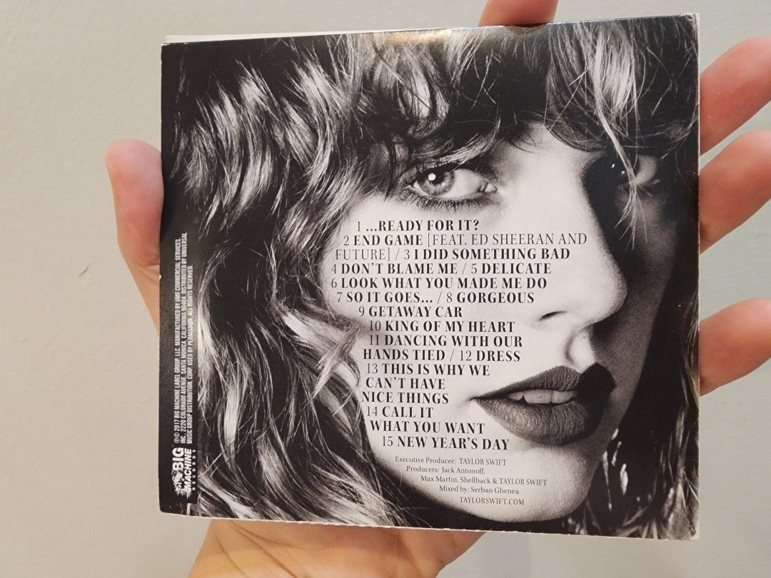 Taylor Swift - Reputation CD, Hobbies & Toys, Music & Media, CDs & DVDs ...