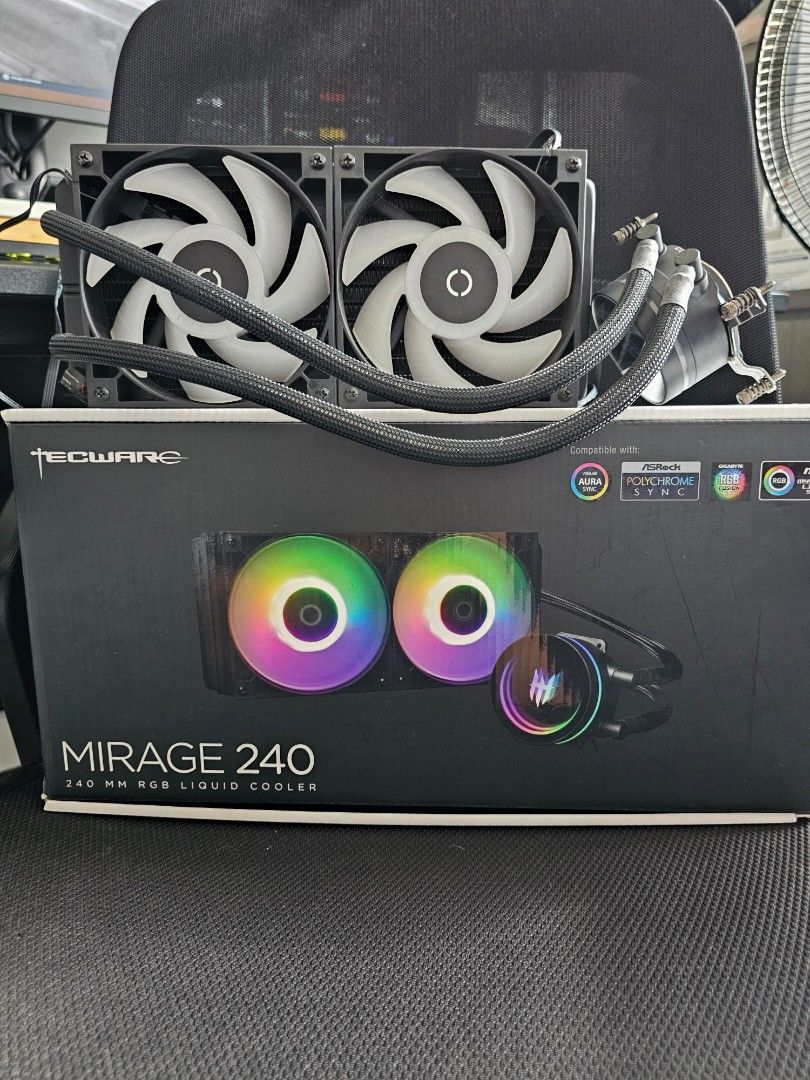 Tecware Mirage 240mm RGB AIO, Computers & Tech, Parts & Accessories ...