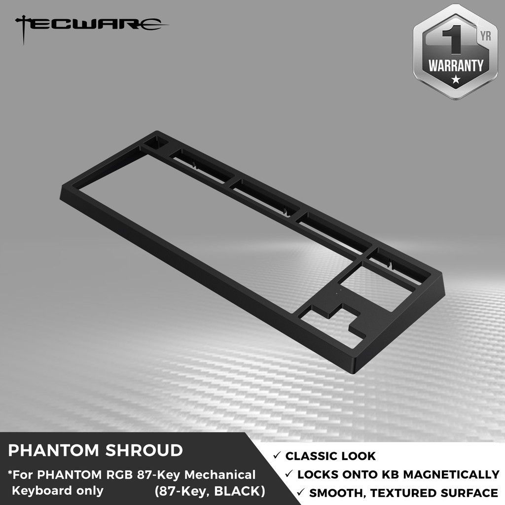 Tecware Phantom Shroud Magnetic Top Cover 87 (Black), Computers & Tech ...