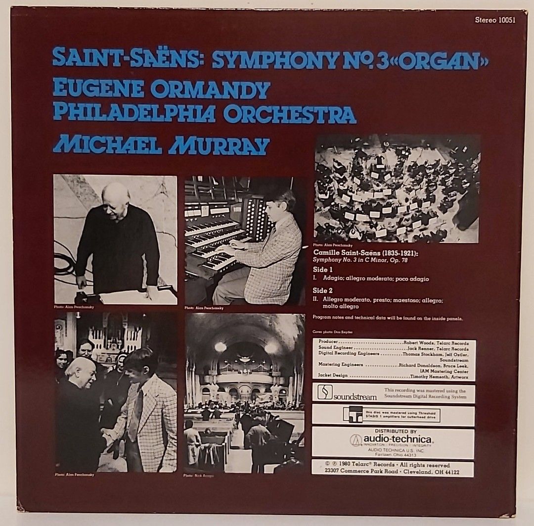 TELARC 舊版德製 Saint-Saens Symphonyno 3 Eugene Ormandy, 興趣及遊戲, 音樂、樂器 & 配件, 音樂與媒體 - CD 及 DVD - Carousell