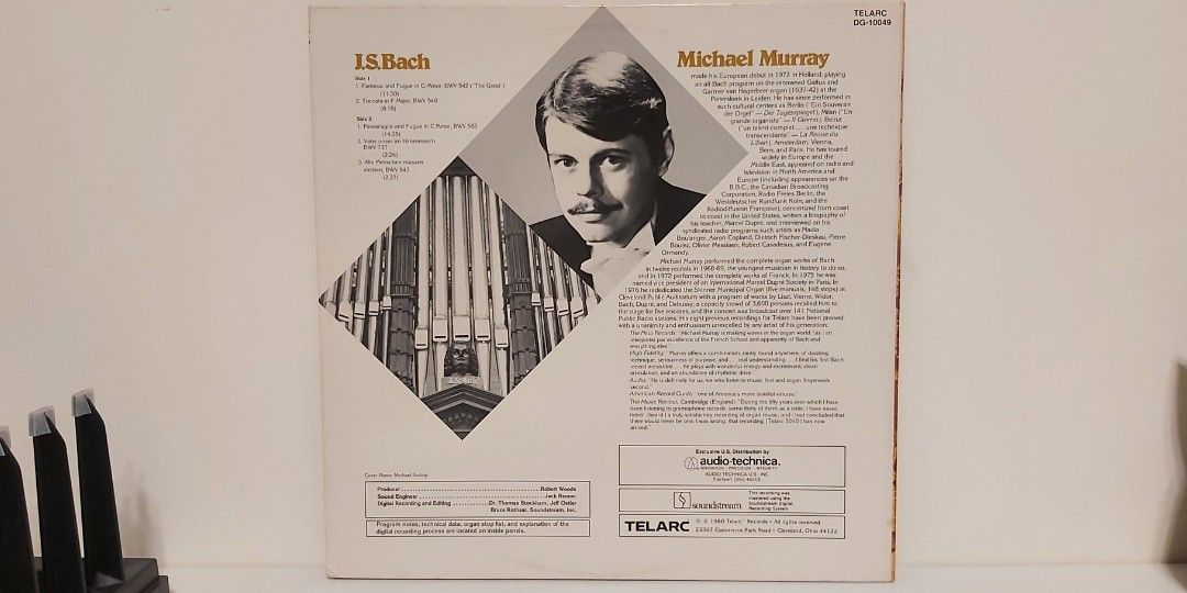 Telarc Bach The Great Organ Vinyl LP黑膠, 興趣及遊戲, 音樂、樂器 & 配件, 音樂與媒體 - 黑膠碟 ...
