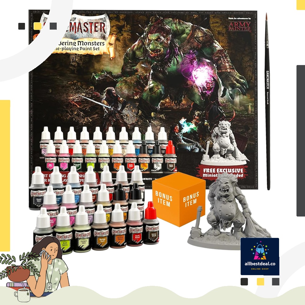 The Army Painter Acrylic Paint Set for Miniature Painting Gamemaster ...
