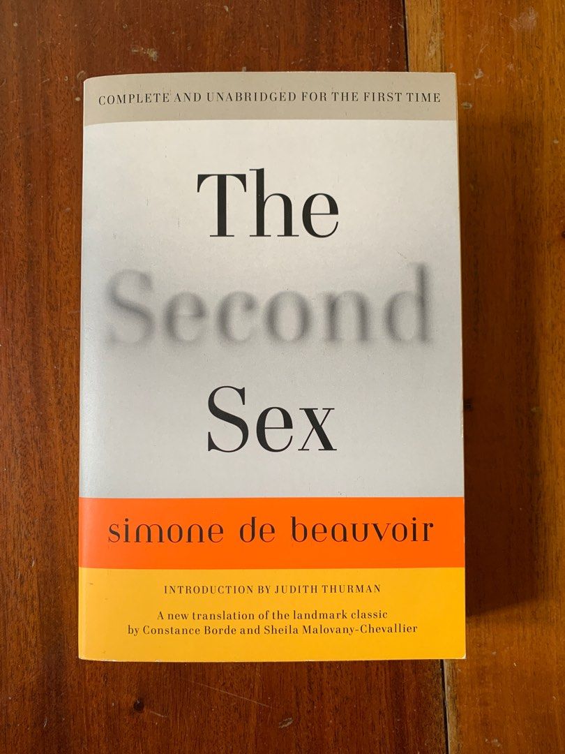 THE SECOND SEX by Simone de Beauvoir, Hobbies & Toys, Books & Magazines ... THE SECOND SEX by Simone de Beauvoir, Hobbies & Toys, Books & Magazines ...