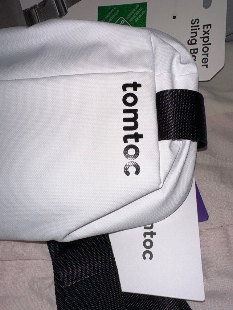 Tomtoc EDC Sling Bag (White), Mobile Phones & Gadgets, Mobile & Gadget Accessories, Cases ...