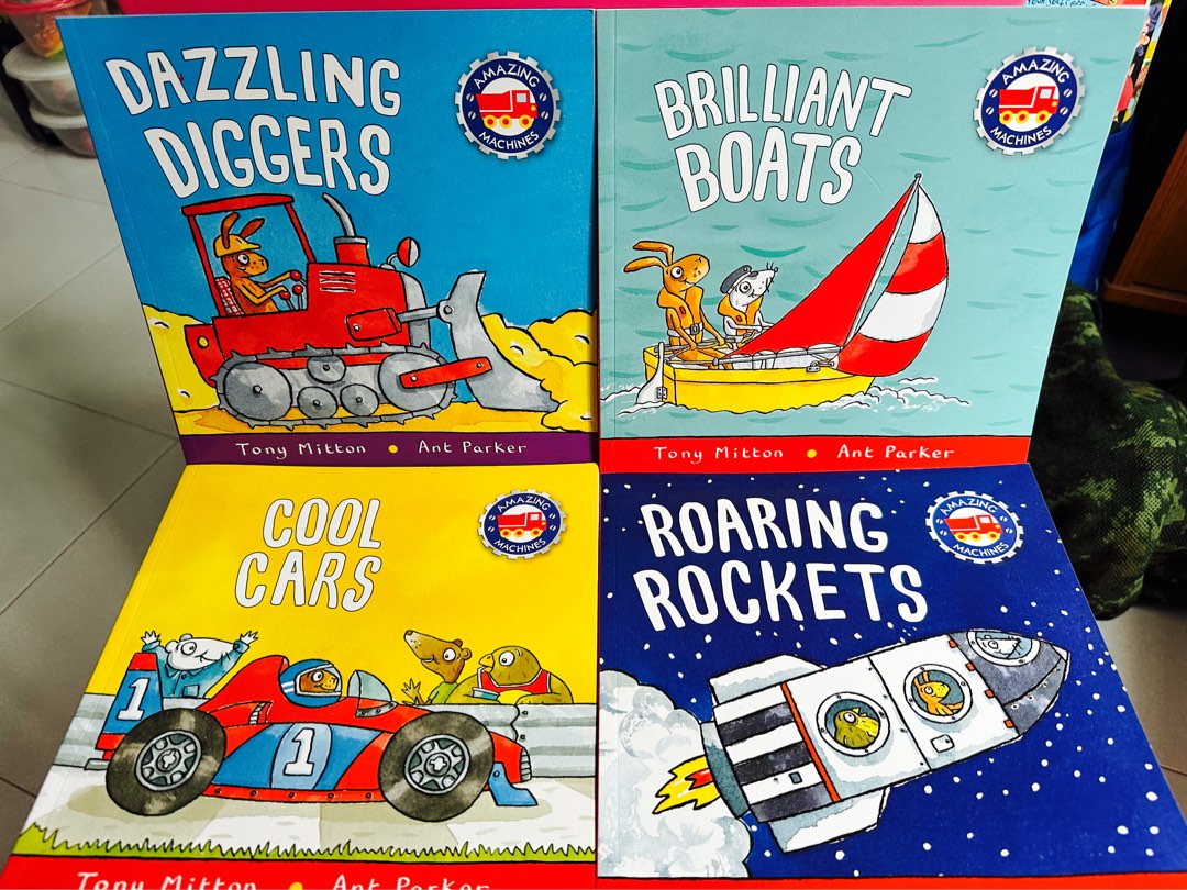 Tony Mitton: 1. Dazzling Diggers. 2. Brilliant Boats. 3. Cool Cars. 4 ...