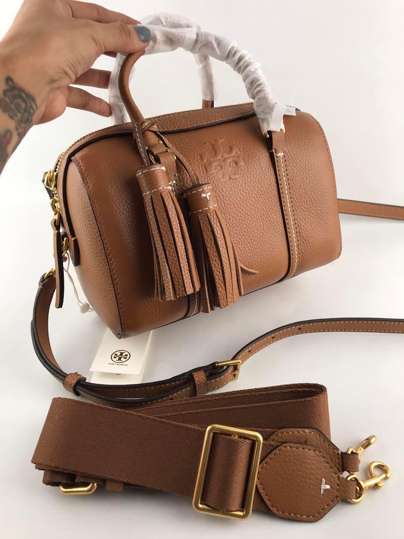 Tory Burch The Barrel Brown Color, Women's Fashion, Bags & Wallets ...