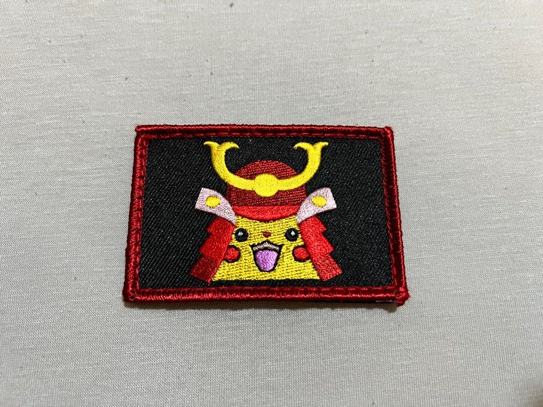 Totoro/Pikachu Samurai patch, Men's Fashion, Bags, Backpacks on Carousell