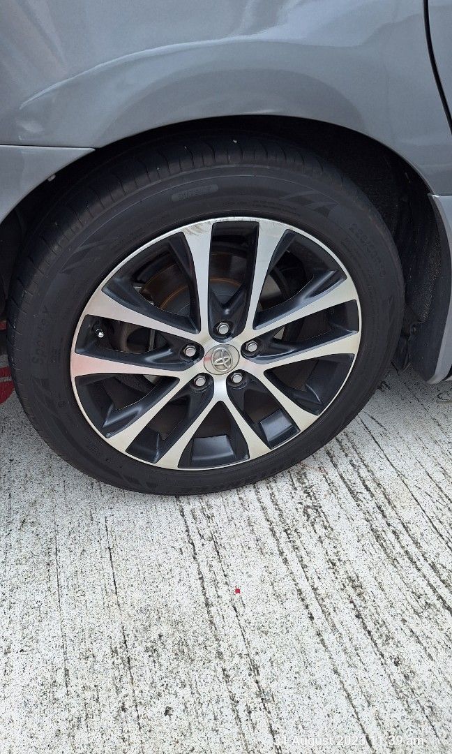 Toyota estima 18 inch rim, Car Accessories, Tyres & Rims on Carousell