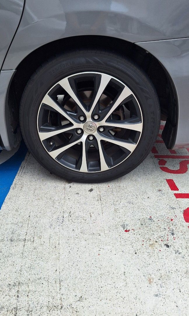 Toyota estima 18 inch rim, Car Accessories, Tyres & Rims on Carousell