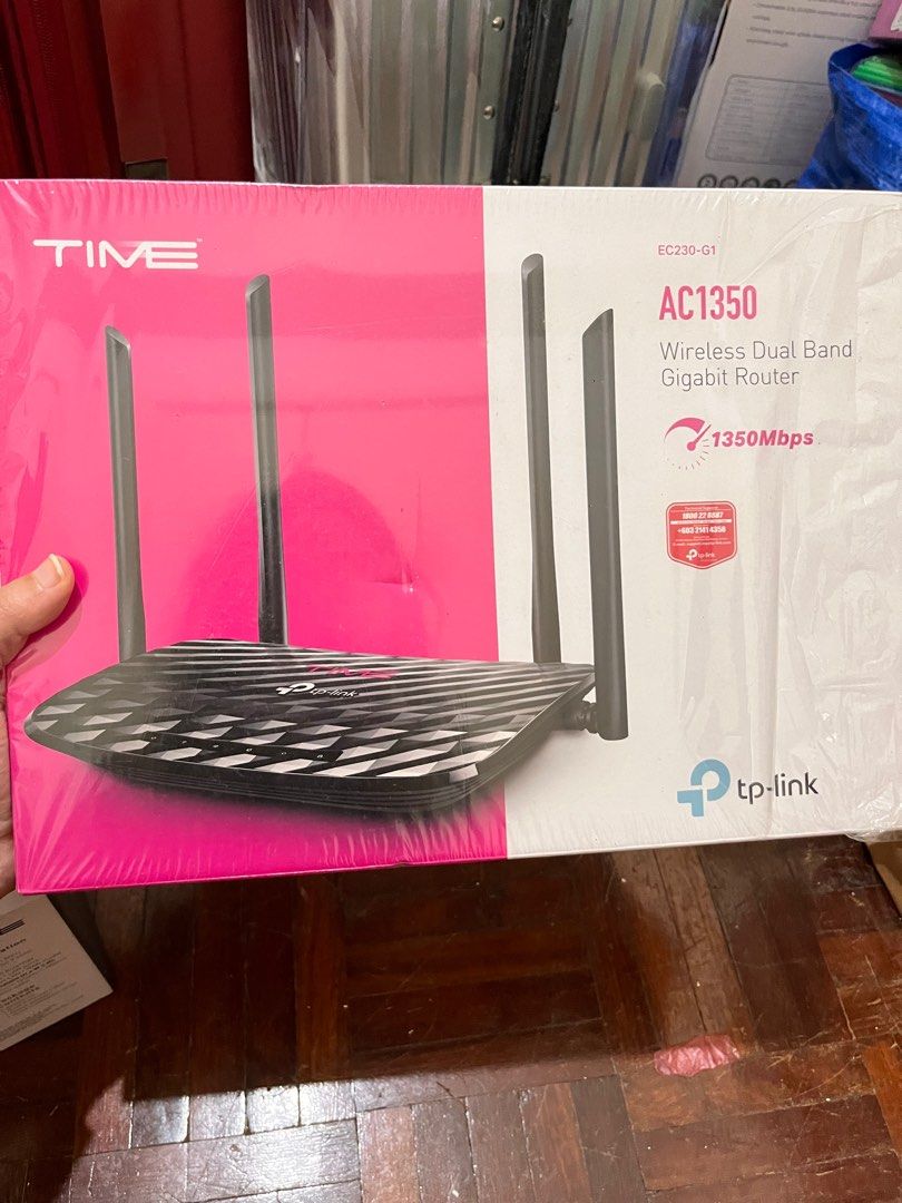 tp link AC1350 Wireless Dual Band Gigabit Router, Computers & Tech ...