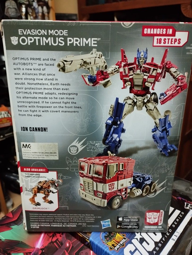 Transformers Hasbro TF4 Optimus Prime Evasion Mode (custom paint by ...