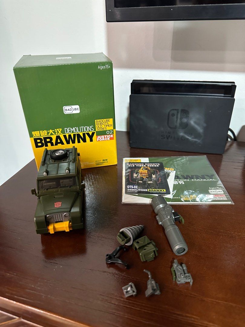 Transformers masterpiece badcube brawny mp brawn, Hobbies & Toys, Toys ...
