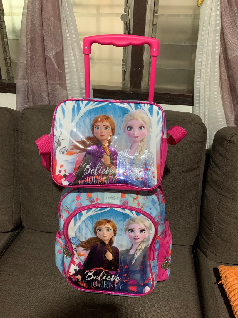 trolley Frozen and lunch Bag, Babies & Kids, Babies & Kids Fashion on ...
